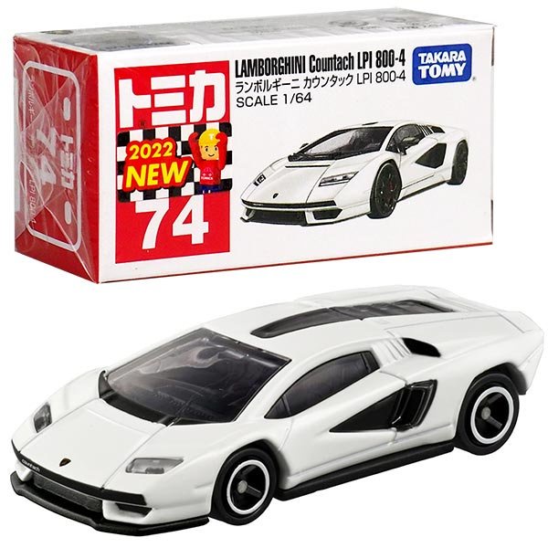 Tomica 22 Series No.74 LAMBORGHINI COUNTACH LPI 800-4 with YEARLY ...