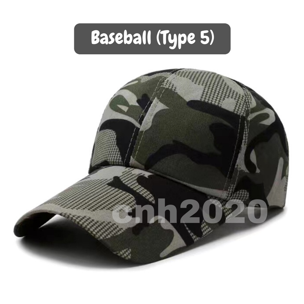Topi askar Camouflage Baseball Cap Outdoor Hat Cap Camo Cap Celoreng ...