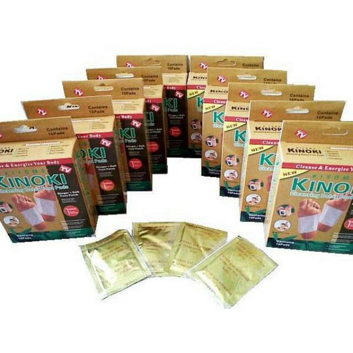 Original Kinoki Gold Detox Foot Patch. ORIGINAL 1 box Contents 10 ...