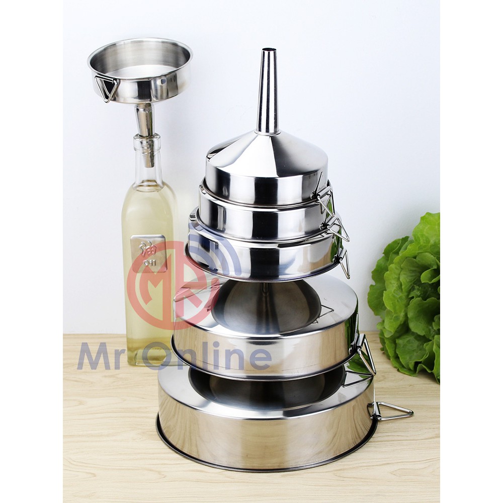 Stainless Steel Funnel / Corong Minyak / Oil Funnel / Cone Funnel ...