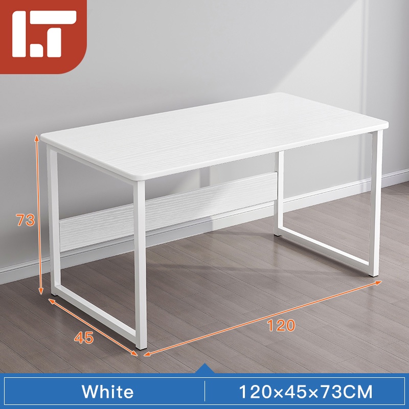Study Table Meja belajar Home living room furniture Computer Table ...