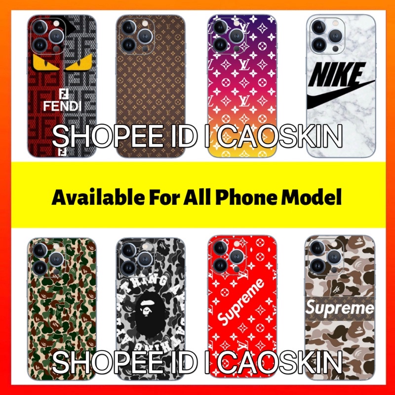 Brand Phone Back Protector Back Sticker手机背膜/背膜/彩色背膜 Sticker Phone ...