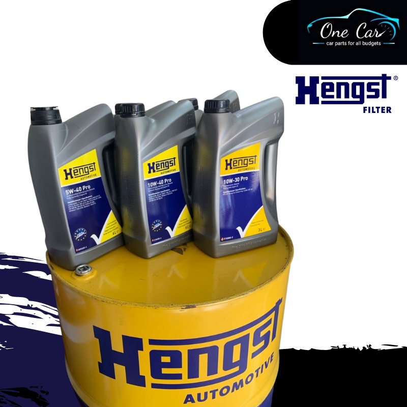 Hengst Engine Oil 20W50 /15W40 /10W40 /5W40 (4L) -10W30 (3L) | Shopee ...