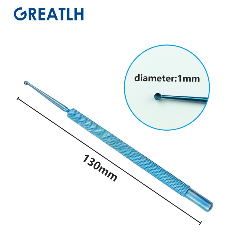 Titanium Chalazion Curette Double-ended / Single Head Micro Ophthalmic ...