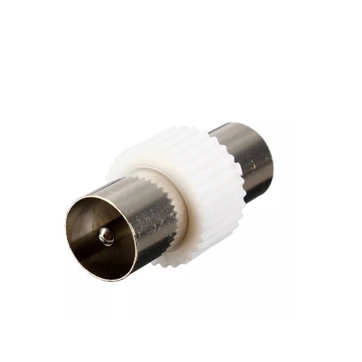 TV Coaxial Cable Coupler RF Male to Male Plug Pins Connector | Shopee ...