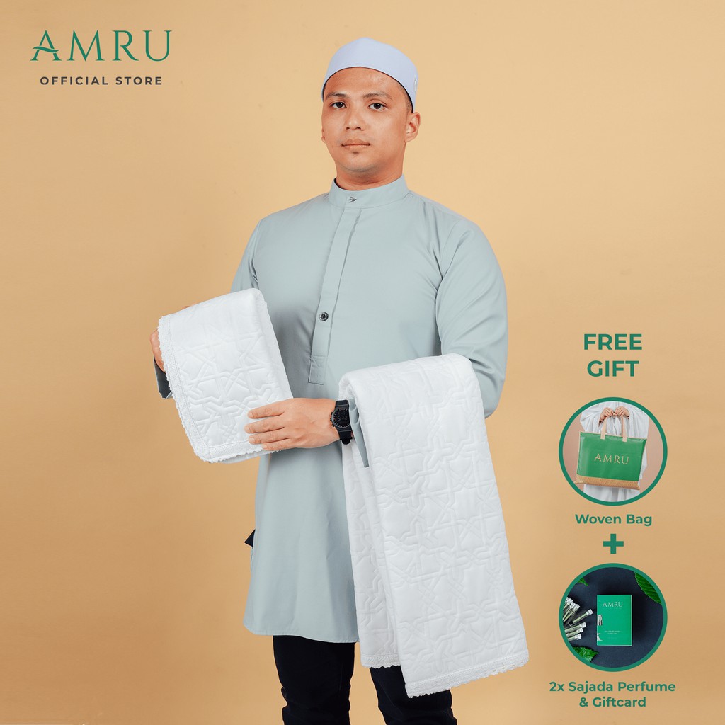 Sejadah AMRU Basic Combo (Free Perfume) | Shopee Malaysia