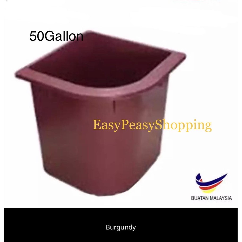 50 Gallon Water Tub Polymate Tank / Kolam Air 50 Gallon/Tong Mandi ...