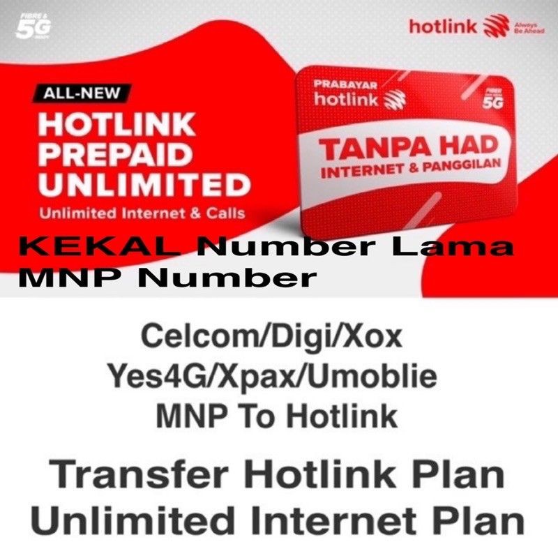 MNP port in From other telecom to Hotlink | Shopee Malaysia