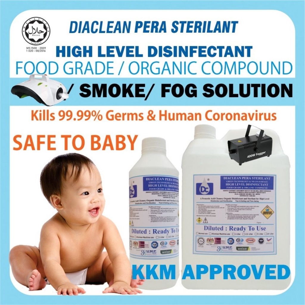 Disinfectant Fogging Diaclean Perasterilant anti BacteRia Pertussis ...