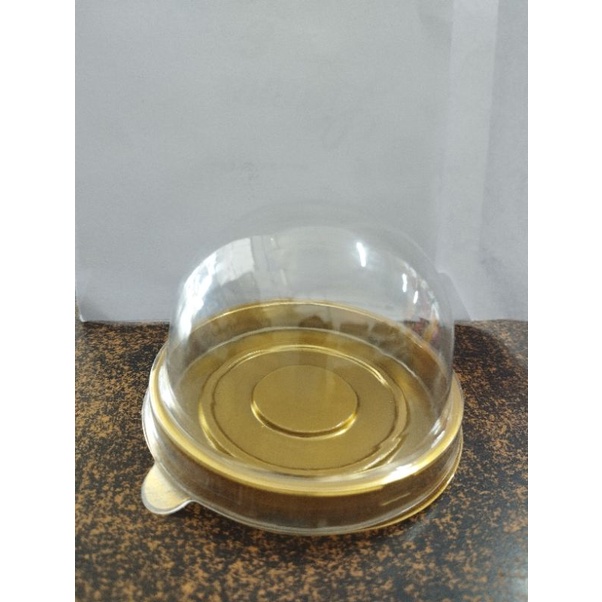 round mooncake plastic case gold base 80g 蛋黄酥 50pcs | Shopee Malaysia