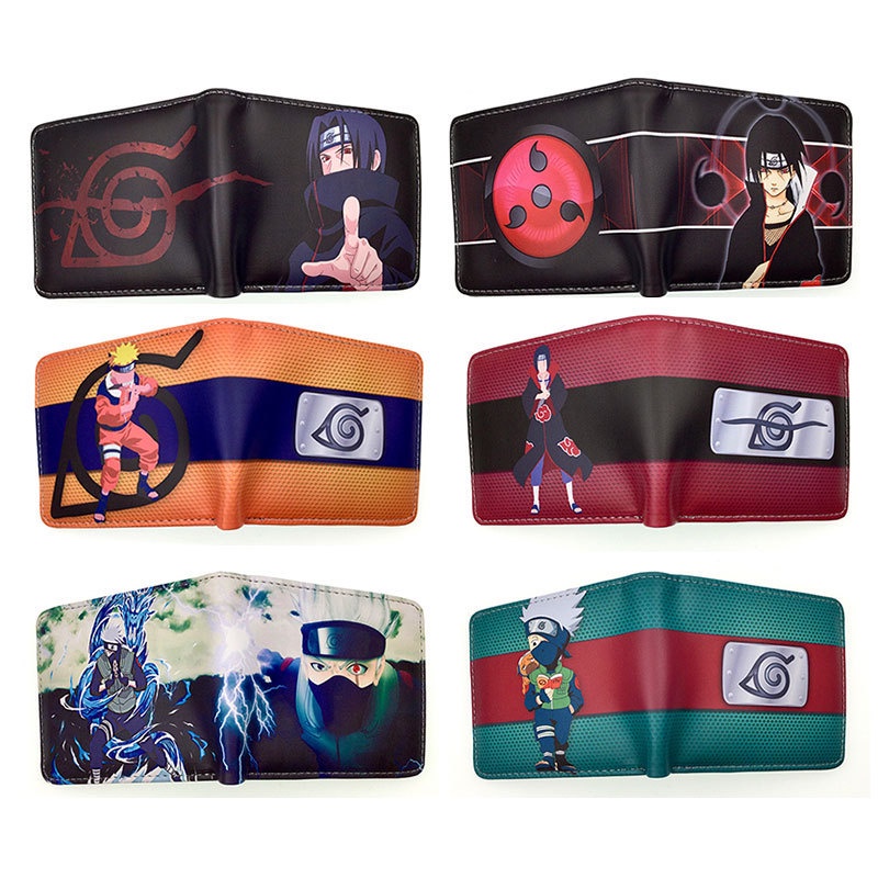 Japanese animation Naruto short wallet Muye Naruto Sasuke student ...