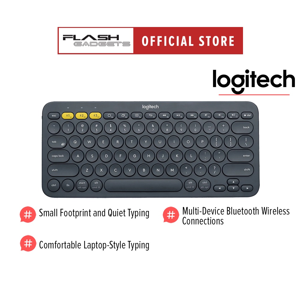 Logitech K380 Multi Device Wireless Bluetooth Keyboard I 1 Year 0798
