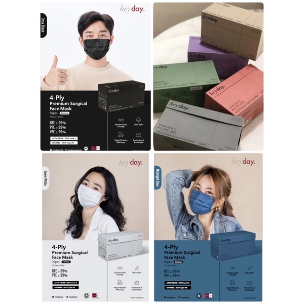 Ready Stock Heyday 4Ply Surgical Premium Face Mask (MaskOn Malaysia ...
