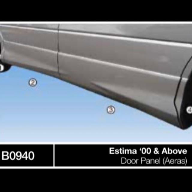 Toyota estima acr30 aeras bodykit body kit front side rear bumper skirt ...