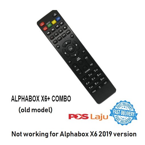 Remote Control Alphabox X6+ (OLD MODEL 2018) | Shopee Malaysia