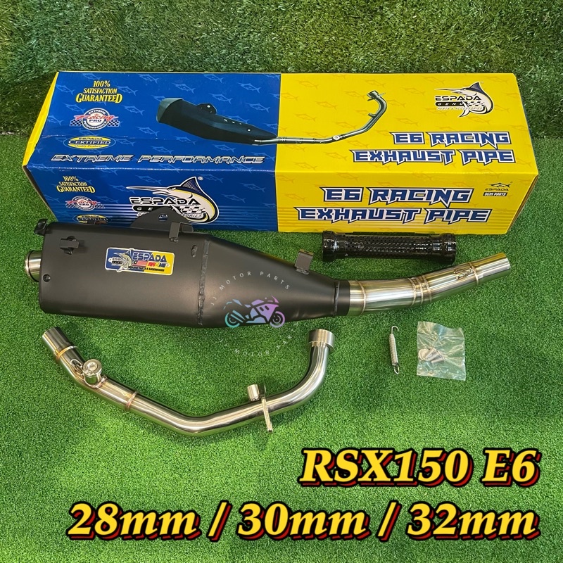 Espada Racing Exhaust Std Cutting 100% Original Ekzos Pipe E4 E5 V5 E6 E7 LC135 / Y15ZR / Y16ZR ...