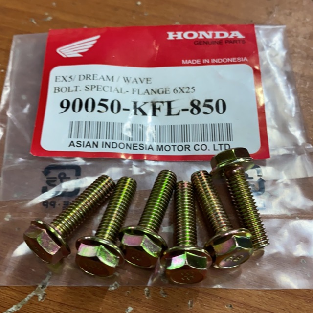 ( 1 BIJI ) Bolt Skrew SCREW SKRU Racing Clutch hyper clutch with 6 ...