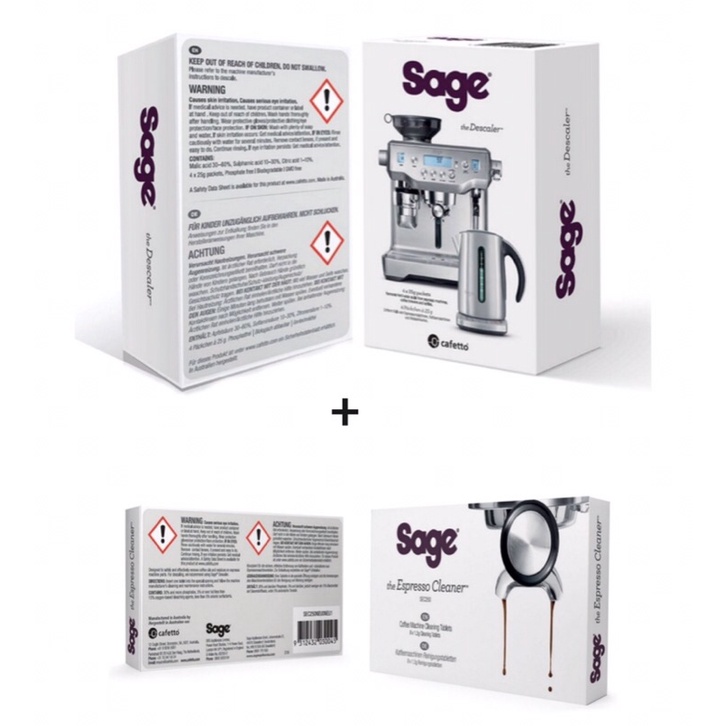Breville / Sage original combo Cleaning tablets and Descaler | Shopee ...