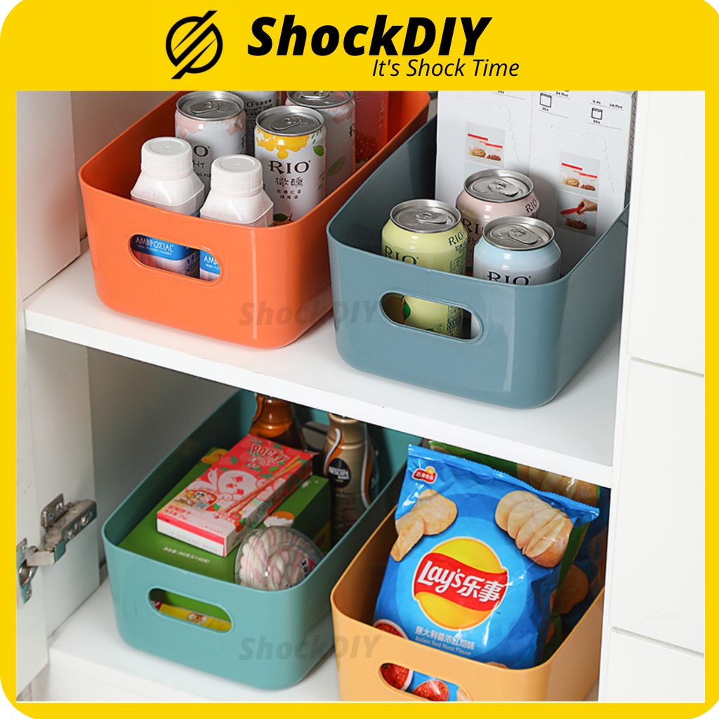 Colourful Multipurpose Storage Box Shelf Organizer Portable Basket ...