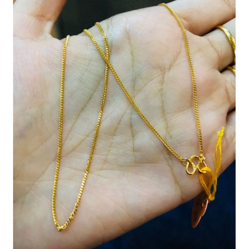 RANTAI LEHER MESIN PADU EMAS 916 | Shopee Malaysia