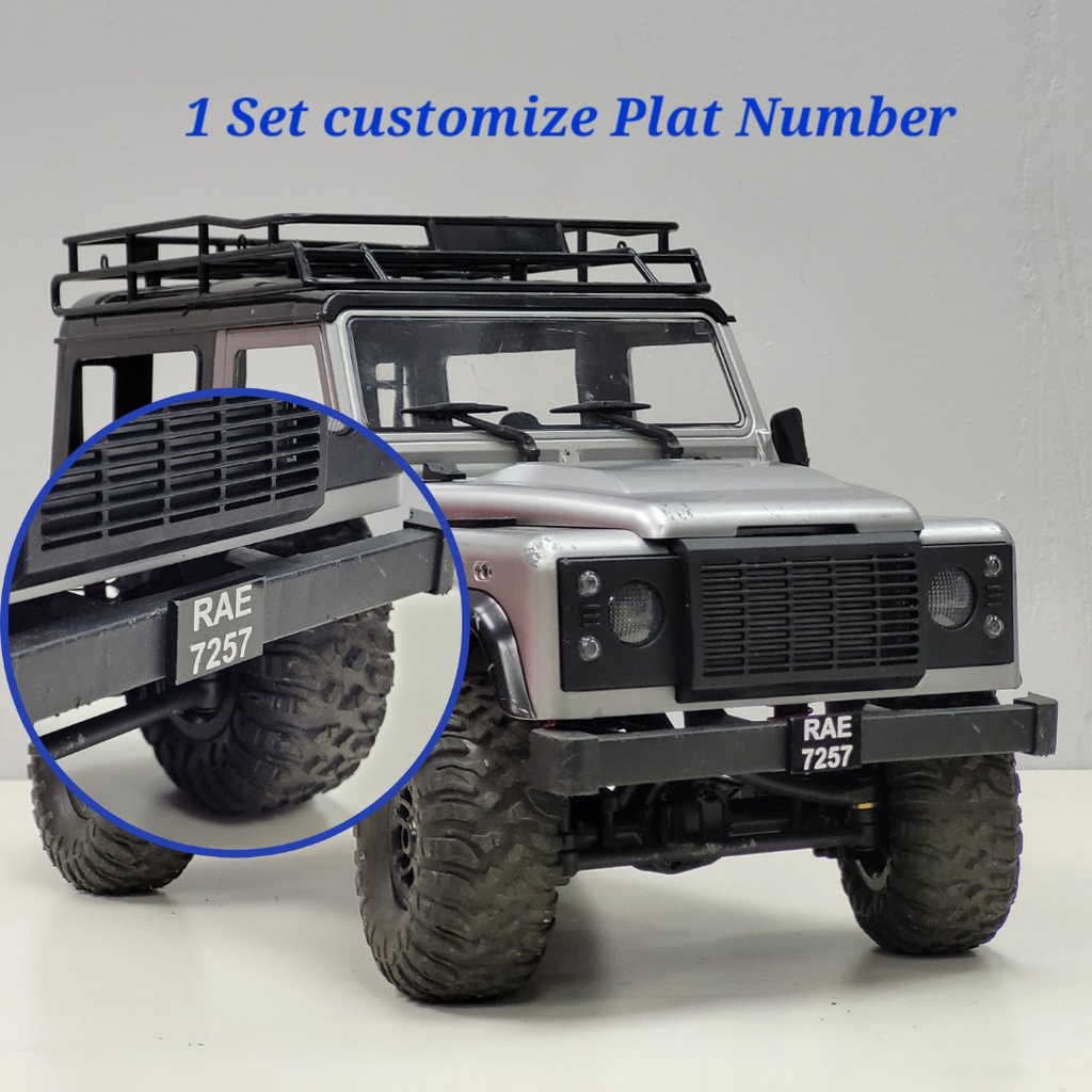 RC CAR PLATE NUMBER - 1:12 D90 MN99 MN99S RC Car | Shopee Malaysia