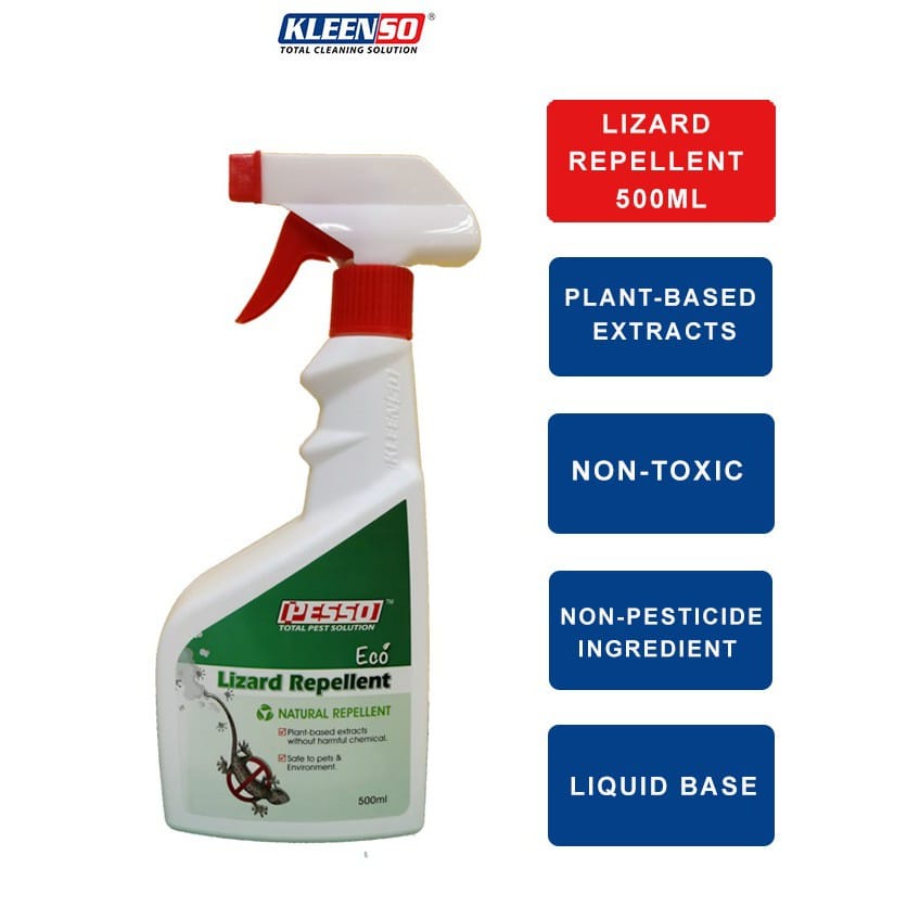 KLEENSO / PESSO Lizard Repellent Spray (400ml) Penghalau Cicak 驱赶壁虎喷雾 ...