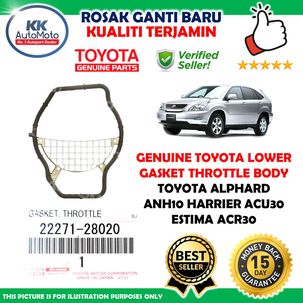 Toyota Alphard ANH10 Harrier ACU30 Estima ACR30 Genuine Toyota Upper ...