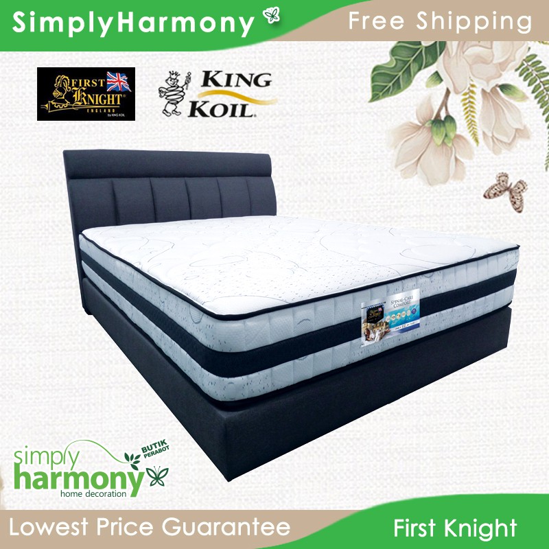 SHSB King Koil First Knight Spinal-Care Support Mattress / Queen Size ...