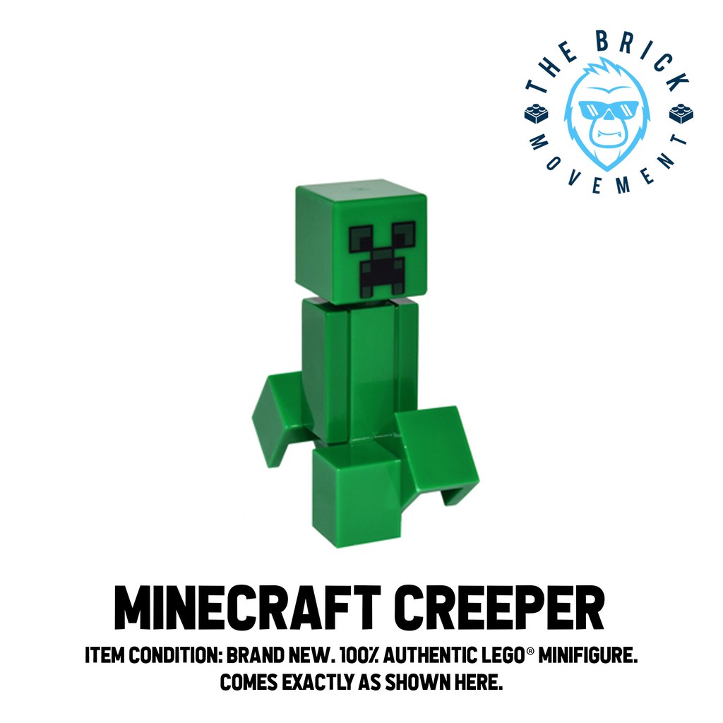 LEGO MINECRAFT Creeper Minifigure | Shopee Malaysia