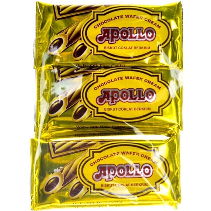 Apollo Chocolate Stick Wafer | Shopee Malaysia