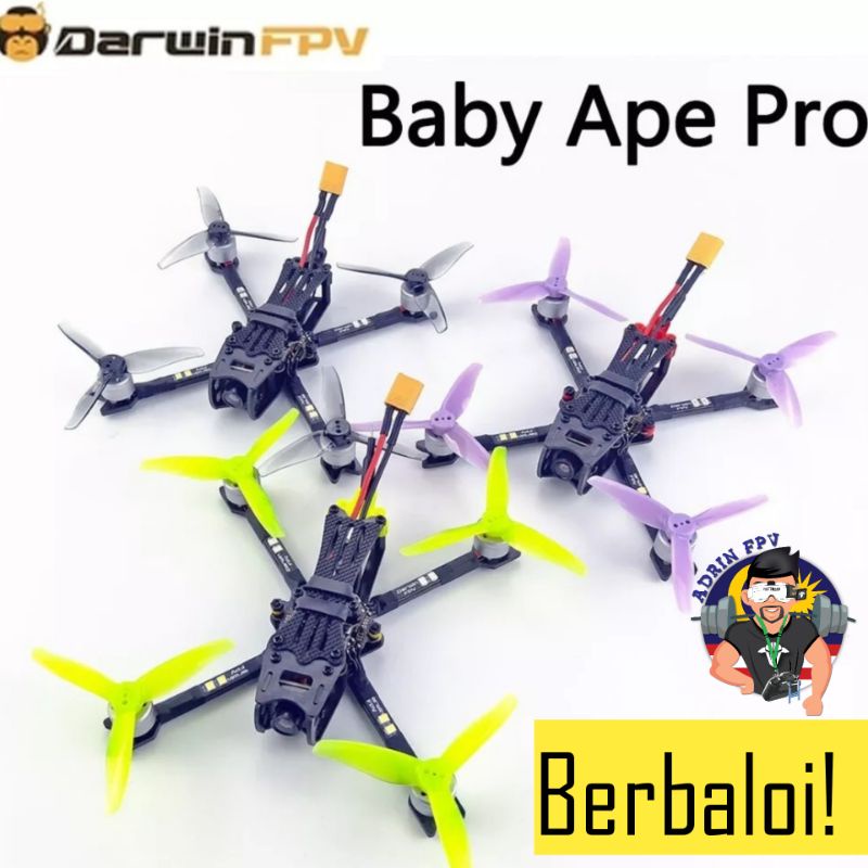 Darwinfpv Baby Ape and or Baby Ape Pro 1-3 S Xt30 | Shopee Malaysia