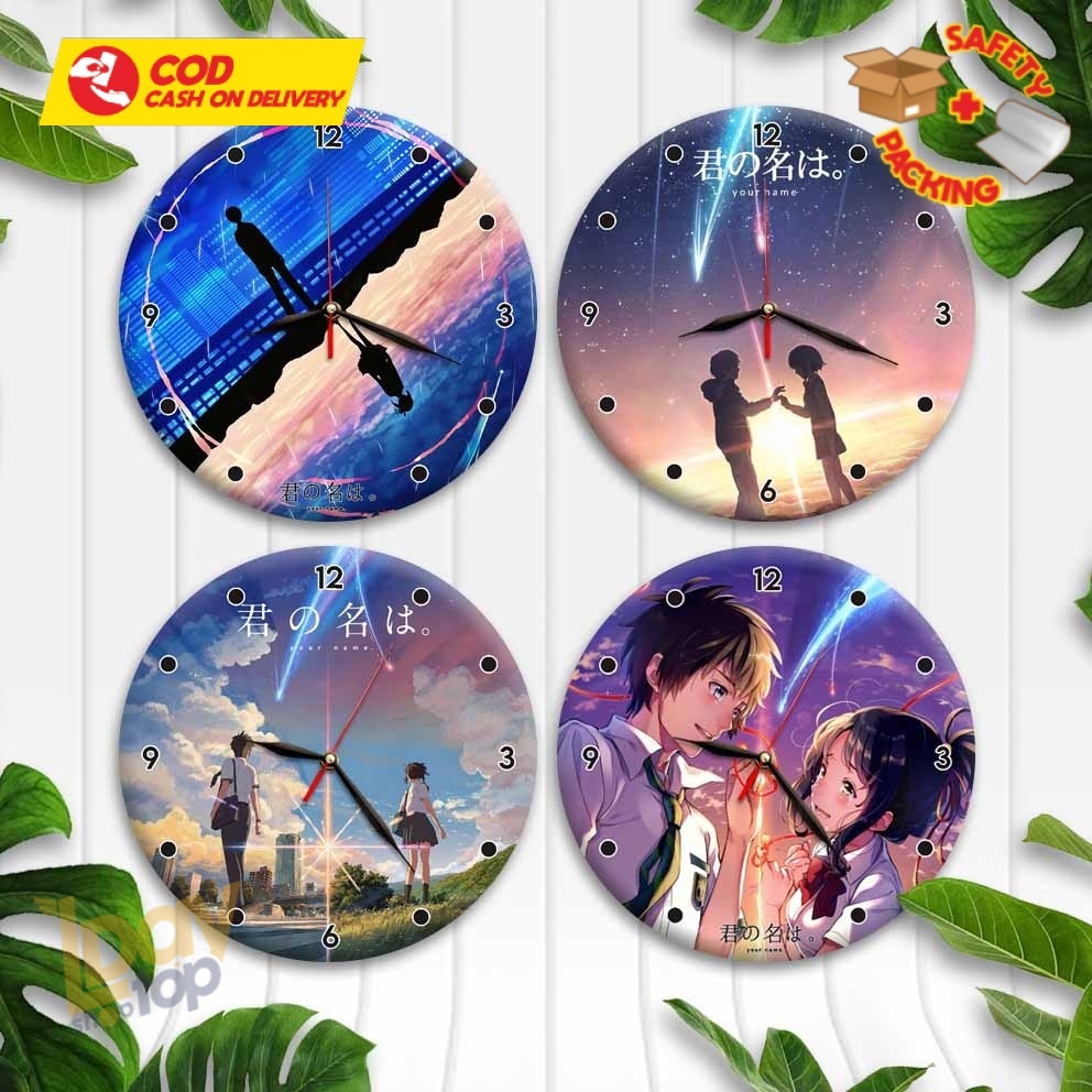 ANIME MDF WOODEN WALL CLOCK Kimi No Nawa Yourname - Kimi no Nawa Series ...