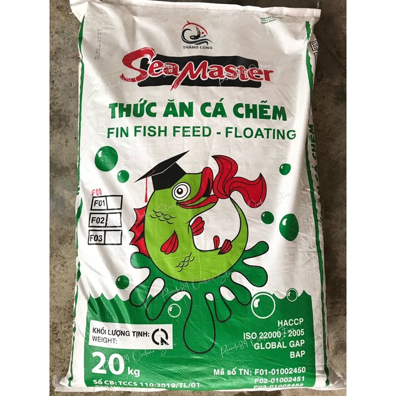 【F00】1KG SeaMaster Floating Fish Pellet, High Protein Pellet, Smallest ...