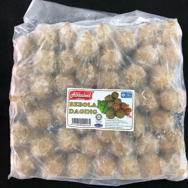HOT ITERM 💥 BEBOLA DAGING BAKSO MEATBALL FROZEN 1KG READY STOCK HALAL ...