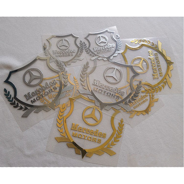 Mercedes Benz AMG Car logo modified car window metal decorative sticker ...