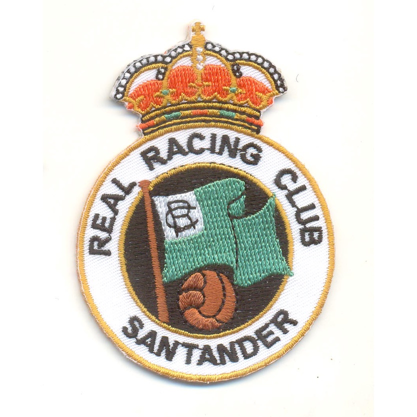 La Liga Racing de Santander Spain Football Soccer Badge Iron On Embroidered Patch | Shopee Malaysia