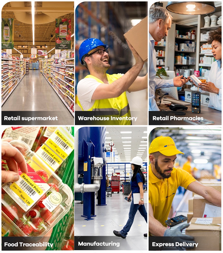 Android 8 1 Data Collector Pda Rugged Terminal Portable 1d 2d Honeywell Barcode Scanner Reader