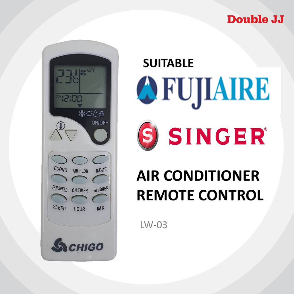 Fujiaire/LW-03/Singer Air Cond / Air Conditioner Remote Control ... Fujiaire/LW-03/Singer Air Cond / Air Conditioner Remote Control ...