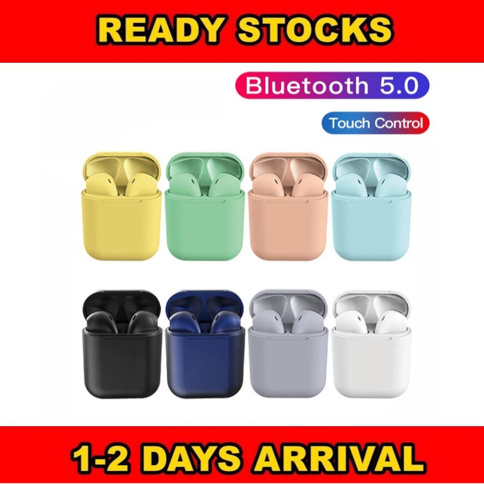 Matte Series | Pop up Inpods 12 Bluetooth Earphone 5.0 Wireless ...