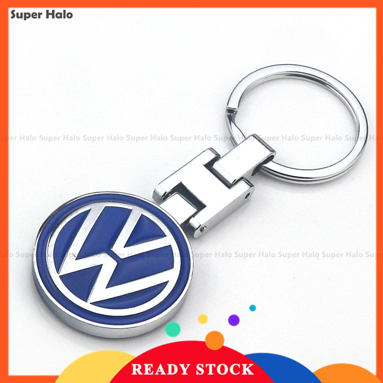 Stainless Steel Metal Volkswagen VW Car Logo Keychain 3D Key Chain ...