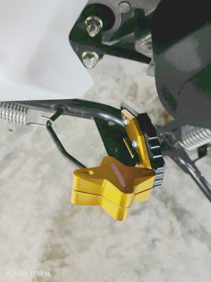 YAMAHA NVX Tapak Tongkat Side Single Stand NVX v1 NVX v2 Kaki Itik Foot ...