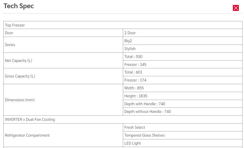 Hitachi Inverter 2 Door Fridge Refrigerator (601L) R-V710P7M-1 Peti ...