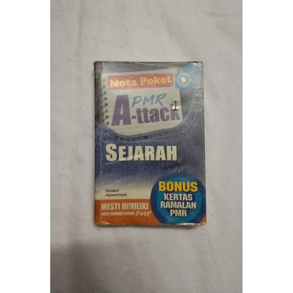 NOTA POKET PMR A-TTACK/SEJARAH/HISTORY | Shopee Malaysia