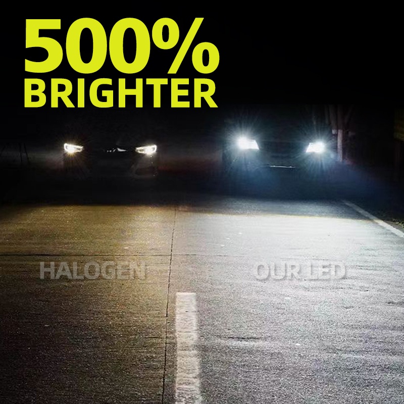 TUFFOO T6C Car LED Headlight Bulb 25000LM H4 H7 9005 H11 9006 H1 9012 ...