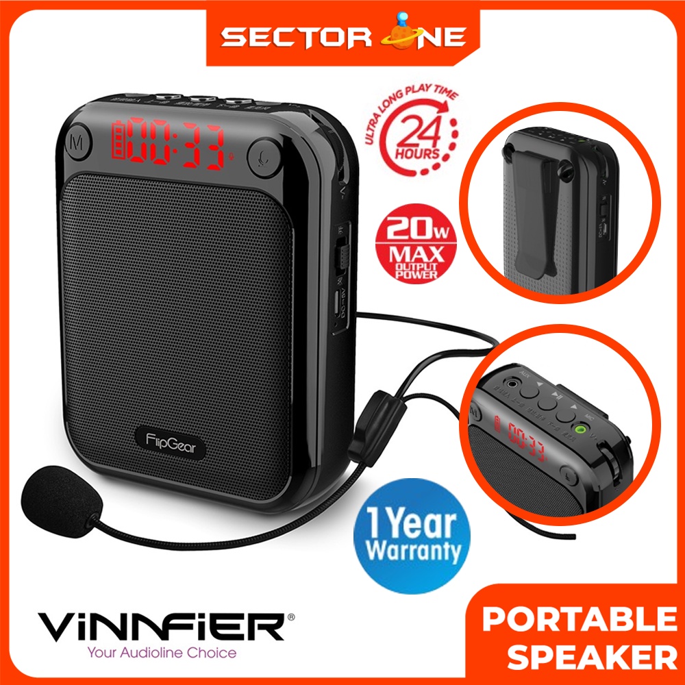 Vinnfier Tango Air 3 Portable Waistband PA System PA Voice Amplifier ...