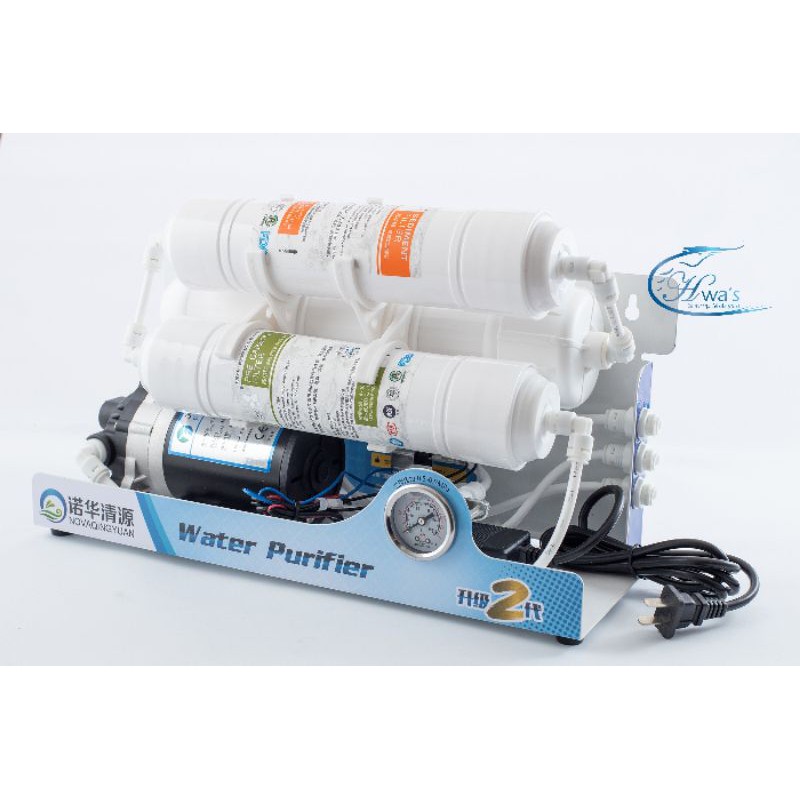 RO /RODI System 3 Stage Reverse Osmosis Pure Water Machine for Aquarium ...