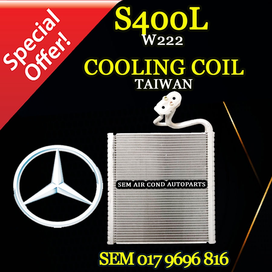 MERCEDES-BENZ S400L W222 2014-2021 YEAR OEM TAIWAN NEW COOLING COIL ...