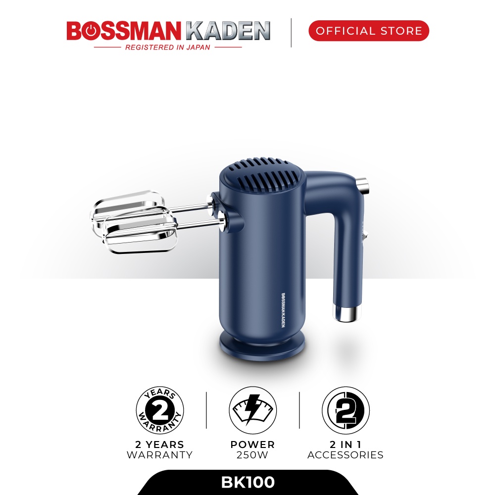 Bossman Kaden 2in1 Hand Mixer Handomikisa Series BK100 | Shopee Malaysia