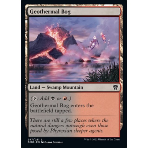 Geothermal Bog | [DMU][C][][Land][MTG Singles] | Shopee Malaysia