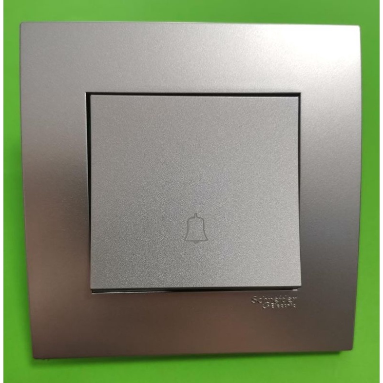 SCHNEIDER CLIPSAL VIVACE SERIES SWITCH SOCKET ALUMINIUM SILVER | Shopee ...